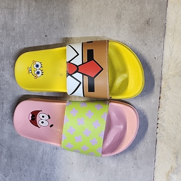 SpongeBob Squarepants | Shoes | Sponge Bob And Patrick Kids Slides ...